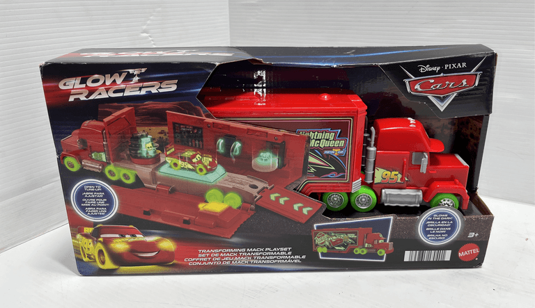 Disney Pixar cars, glow racers, Mack Hauler 2023, 12"L, new - Albrecht ...