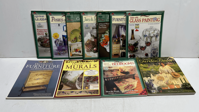 (11) Painting books by Donna Dewberry, lots of patterns and ...