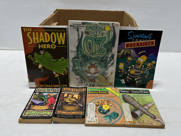 Book collection of Simpsons, Fantasy Science, Ellis Peters - Albrecht ...