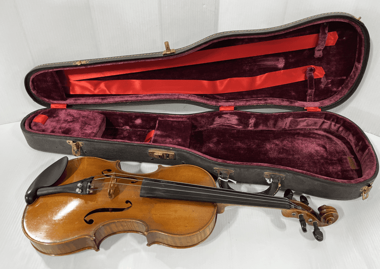 Full size violin with case, no bow, made in France, no major damaged ...