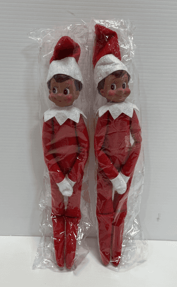 (2) First Series original elf on a shelf dolls, 14"H, new in the ...