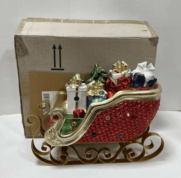 Kringle Express illuminated indoor/outdoor sleigh, 16", NIB - Albrecht ...