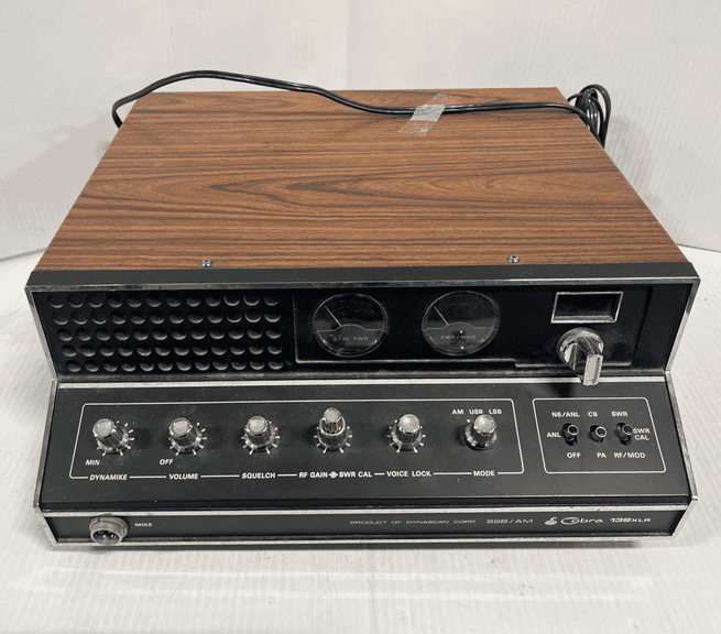 Cobra home base CB unit, 13"W, good, works - Albrecht Auction Service