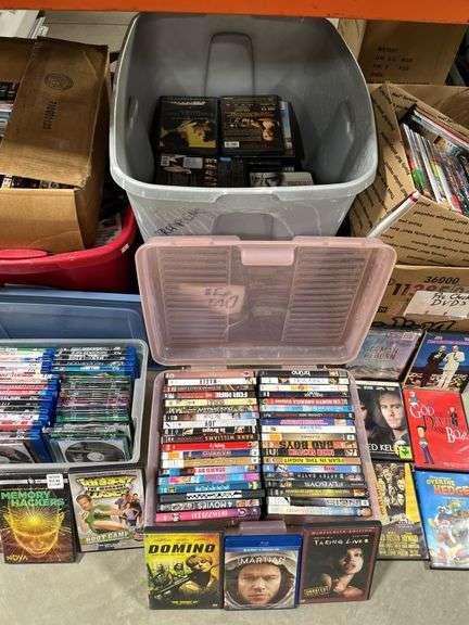 Over (600) DVDs, all kinds, most are modern movies, good - Albrecht ...