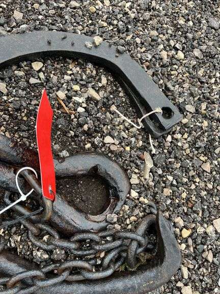 (3) Antique logging hooks, all 3-appear to be hand forged, just as ...