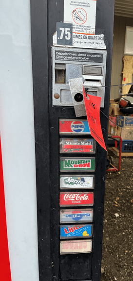 Pepsi beverage soda machine, Mrf: Vendo Company, California, model ...