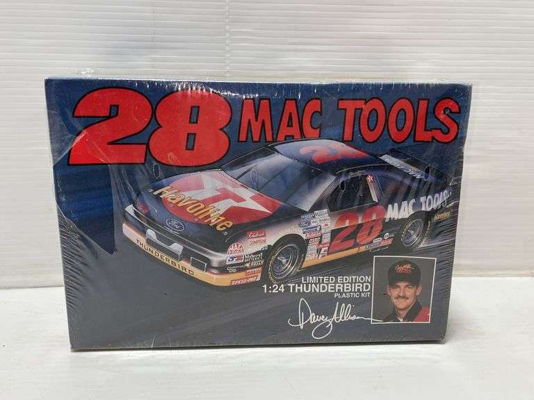 MAC Tools car, 28 model and car, 7 cast metal rail car, both- 1974, NIB ...