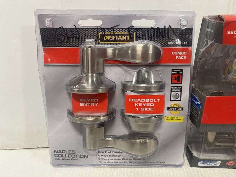Defiant combo pack, new; (2) Kwikset smart key security - Albrecht ...