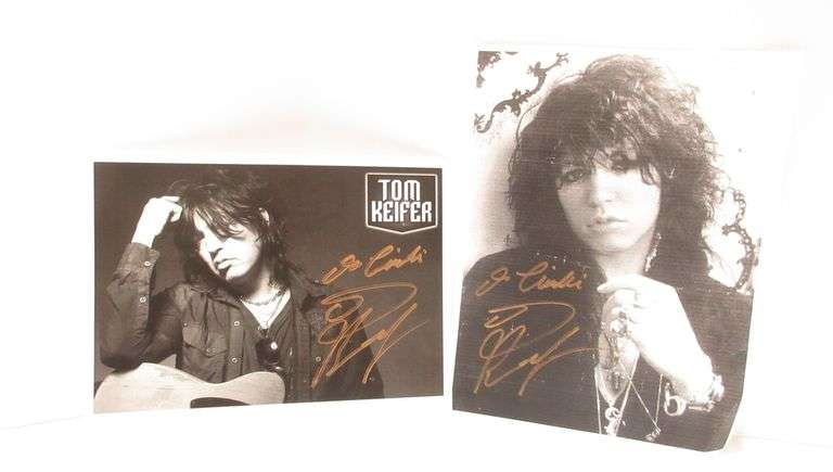 Tom Keifer autographed photos, was the lead singer of Cinderella, 8" x ...