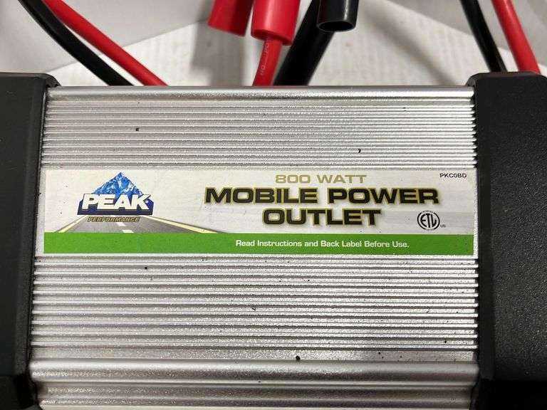 Peak Performance, Mobile Power Outlet, Model No. PKCOBD 12V to 110V ...