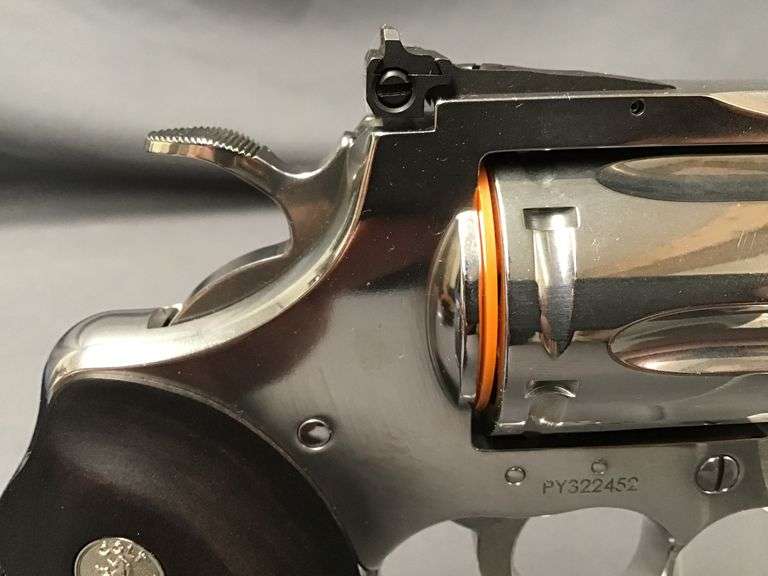 Colt Python .357 Mag. revolver with case, manual, and holster, 6 ...