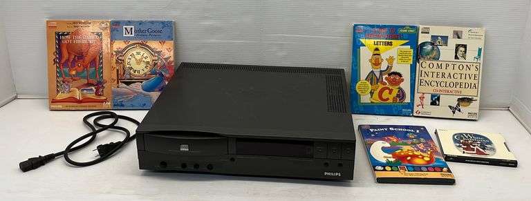Older video game system Philips CDI with (6) games media - Albrecht ...