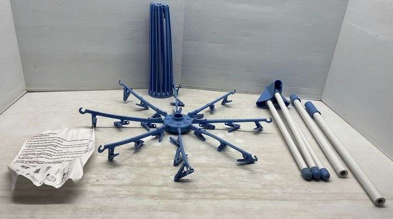 Clothes hanger drying carousel, new - Albrecht Auction Service