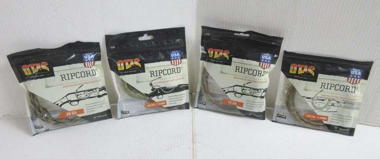 (4) Pull through gun snakes, good/new - Albrecht Auction Service