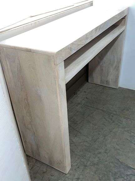 Jeffan mango wood console table, 51"W x 15"D x 35 1/4"H, new, unused - Albrecht Auction Service