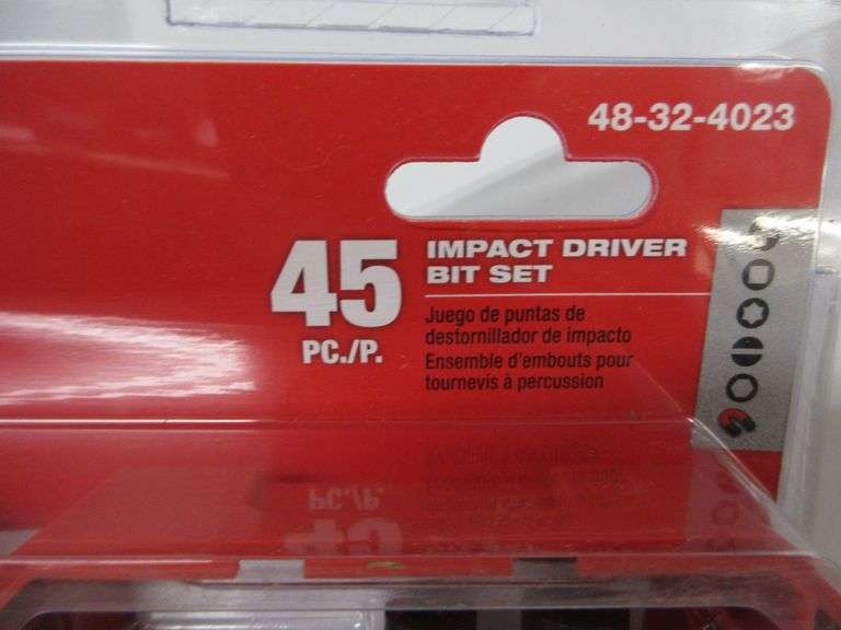Milwaukee 45-Piece pro quality "Shockwave" impact driver set, up to 50x ...