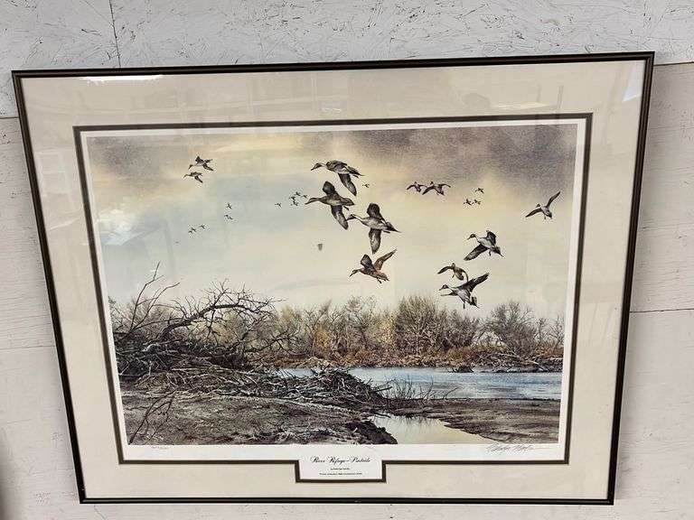 Ducks Unlimited print, 30"W x 24"H - Albrecht Auction Service