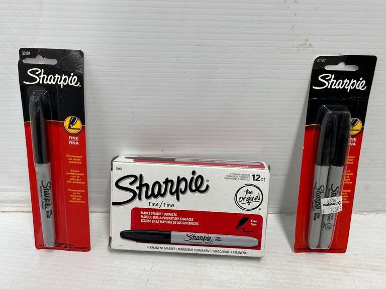 (9) Packs of Sharpie brand markers and highlighters, many colors and ...