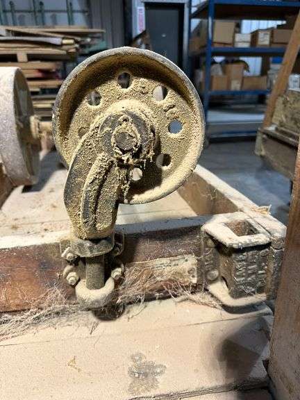 (2)-Antique Railroad Carts, Largest is 24" x 60" - Albrecht Auction Service