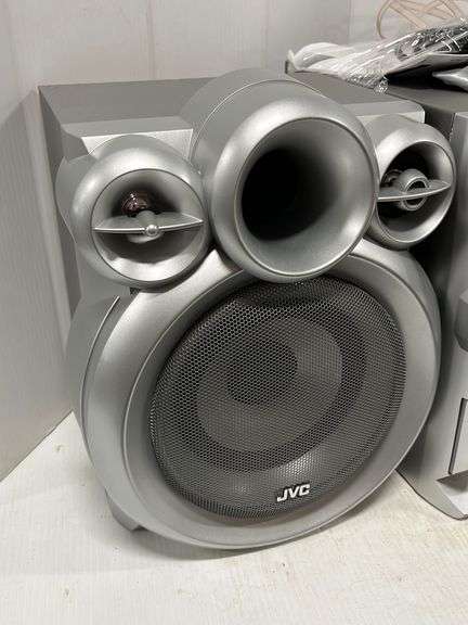 JVC MX-KC4 3-disc CD changer stereo with remote and manual, CD-R CD-RW ...