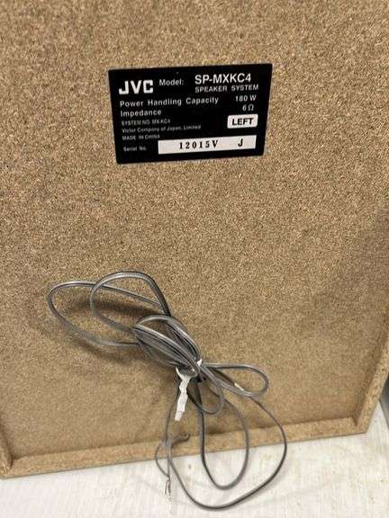 JVC MX-KC4 3-disc CD changer stereo with remote and manual, CD-R CD-RW ...