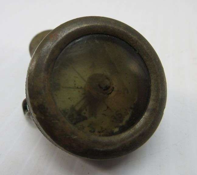 Antique Marbles Gladstone brass pin-on compass, 1 1/8"Dia - Albrecht ...