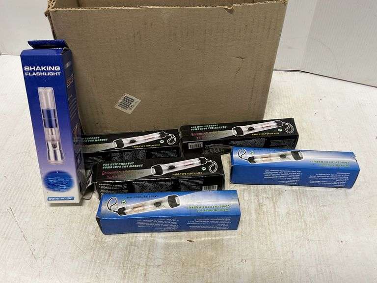Large assortment of new flashlights, no batteries, includes: (4 ...