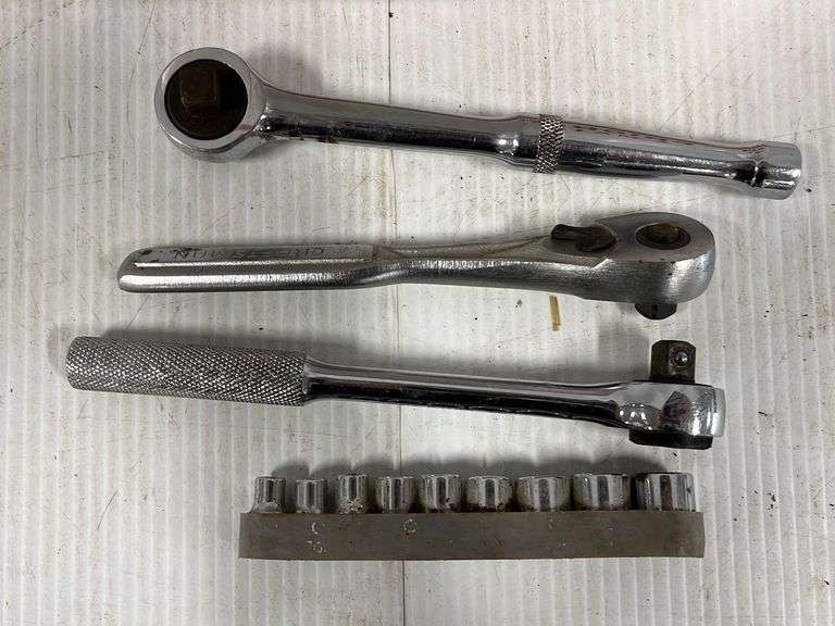 19 lbs. of Assorted sockets Kobalt, Black Hawk, MAC tools, Snap-On, SK ...