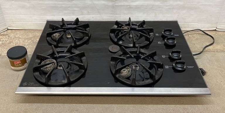 Gas cooktop, propane or natural, 30" x 21", worked when removed, some ...