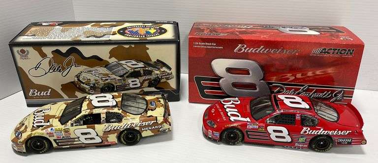 2003 Action Dale Earnhardt, Jr. Budweiser Monte Carlo, 1/24 scale; 2007 ...