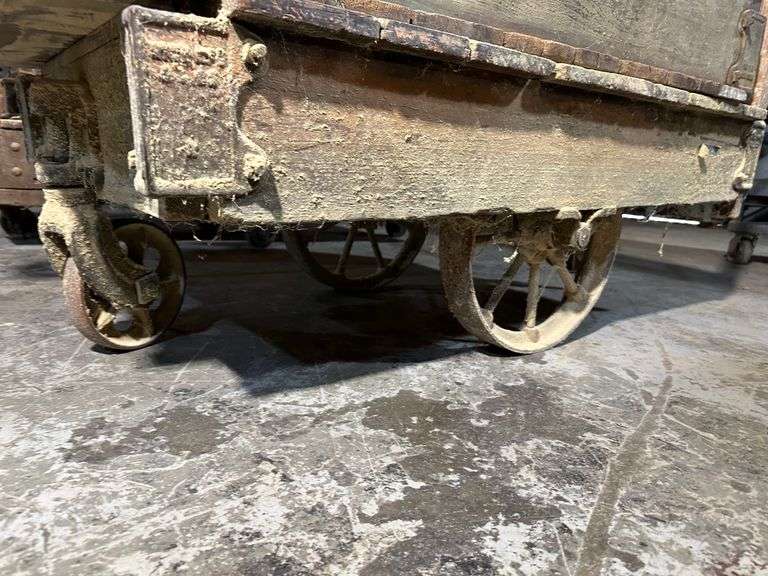 (2)-Antique Railroad Carts - Albrecht Auction Service
