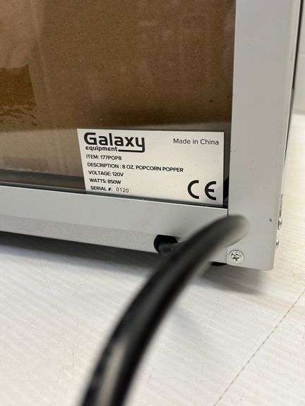Galaxy popcorn popper, needs put together comes with scoop and boxes of ...