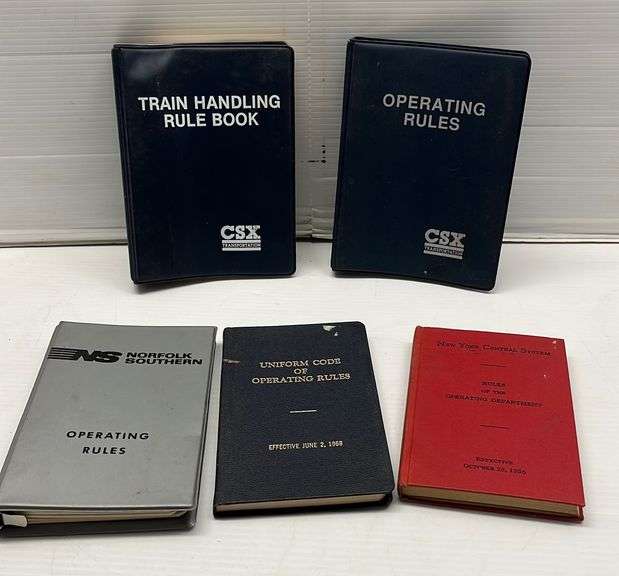 (5) Various vintage 1956-1987 CSX, Norfolk Southern and New York City ...