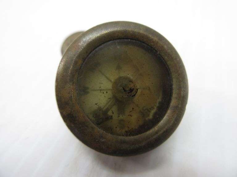 Antique Marbles Gladstone brass pin-on compass, 1 1/8"Dia - Albrecht ...