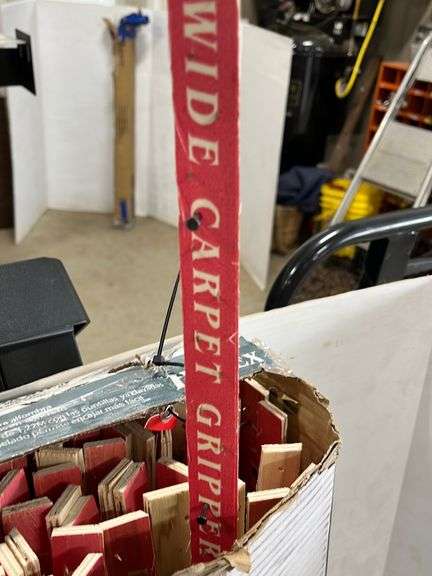 Over (60) Extra wide track strips for carpet, 50"L, new - Albrecht ...