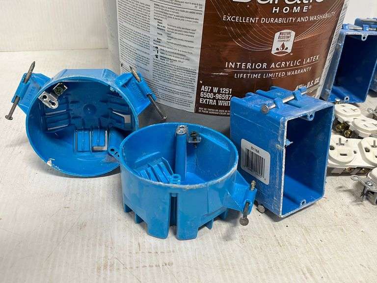 (4) Stranded electrical boxes, (9) Extra deep electrical boxes, (3 ...