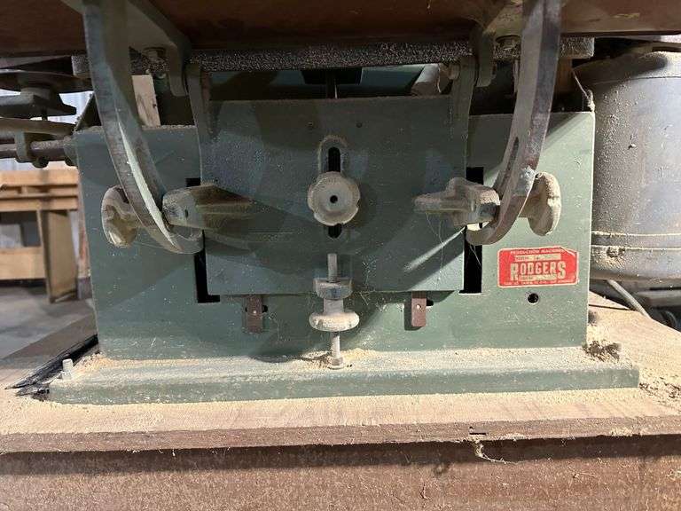 Rodgers Model 800 Double Sided Edge Sander, 2" x 36" Belt, 1 hp, 115/ ...