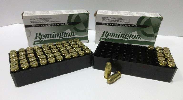 (63) Rounds of Remington UMC .40 S&W ammo, 180-Grain, new - Albrecht ...