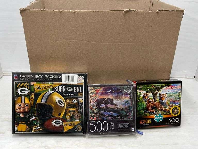 (16) Puzzles, boxes up to 12" x 10", a couple are new - Albrecht ...