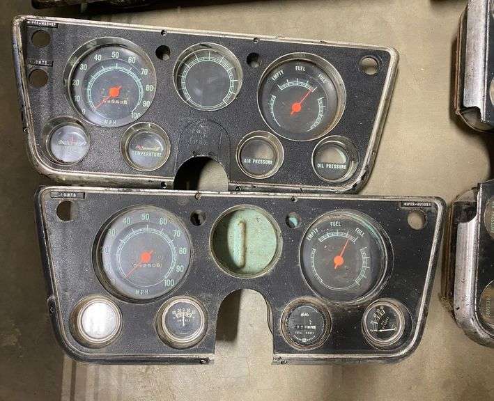 (6) 1967-1972 Chevy or GMC Truck Speedometer Gauge Clusters, unknown ...