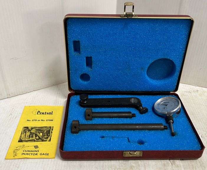 Machinist M297 central dial indicator in box, 0.001" graduations, 1 ...