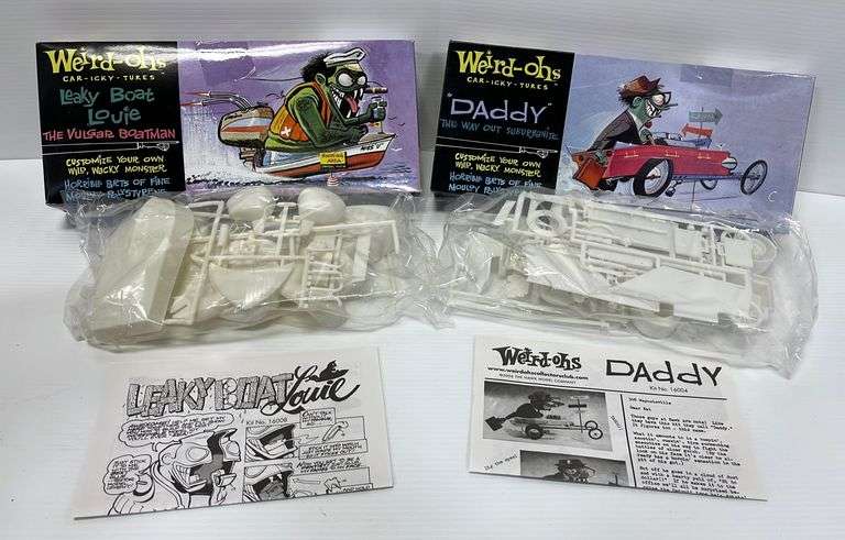 (2) 2006 Weird-Oh's Model Cars, include: "Leaky Boat Louie - The Vulgar ...