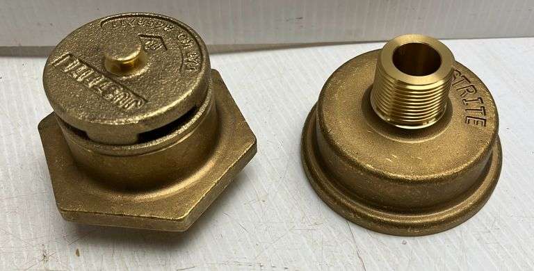 55-Gallon drum vent, brass to prevent explosions, automatic pressure relief, made in USA, new ...