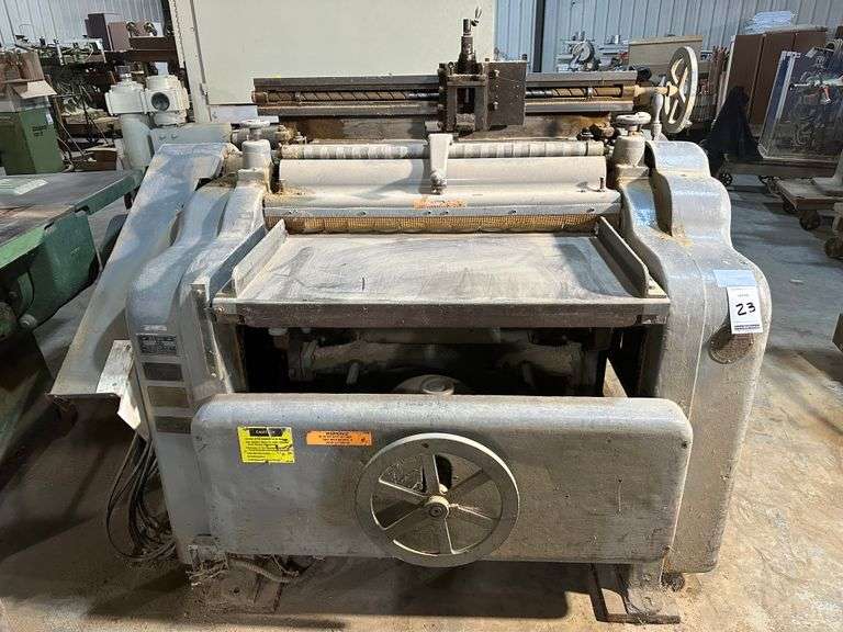 Buss Machine Works Precision 36" x 8" Planer, Model 44, Ser. No. 5183 ...