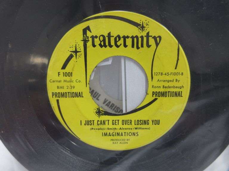 (3) 45 RPM records, includes: 1- by Paul Varisco, "Sweet Lorene" and ...