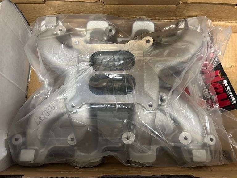 Holley GM LS Gen III/IV aluminium intake kit, dual plane/mid-rise ...