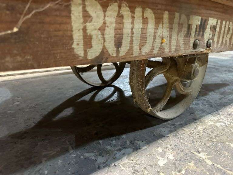 (2)-Antique Railroad Carts, 24" x 48" - Albrecht Auction Service