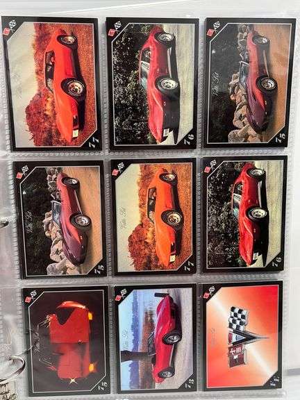 Over (100) Classic Corvette collector cards, all original, great ...