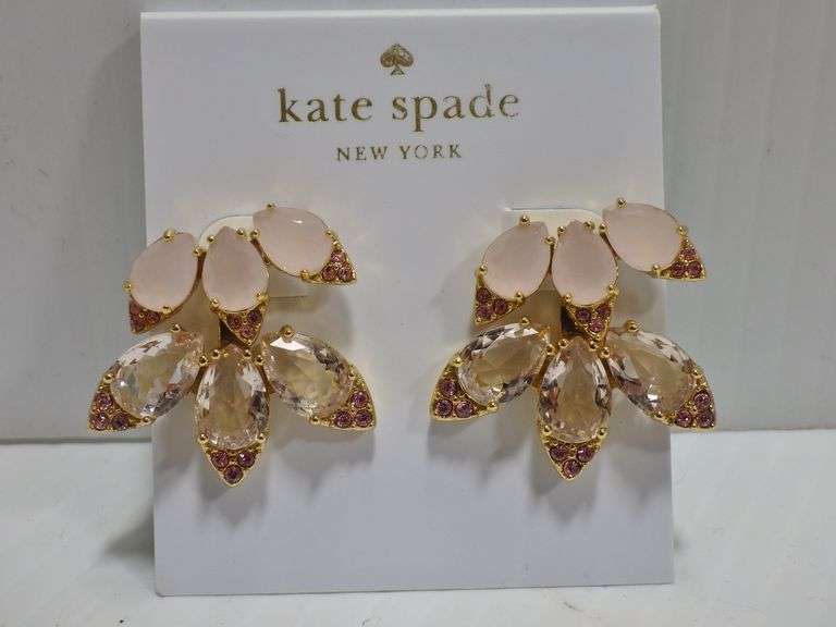 Kate Spade "Blushing Blooms" bracelet and matching earrings, includes ...