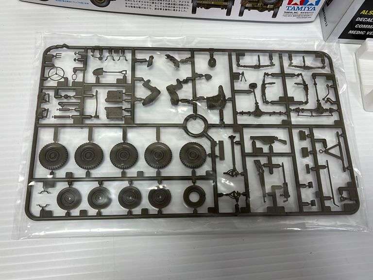 (4) Plastic car model kits, include: 1/24 scale Accurate Miniatures ...